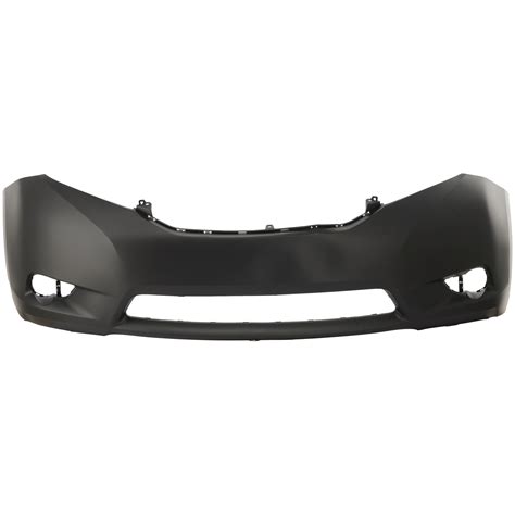 2011 2015 Toyota Sienna Front Bumper Cover Primed Wo Parking Sensor