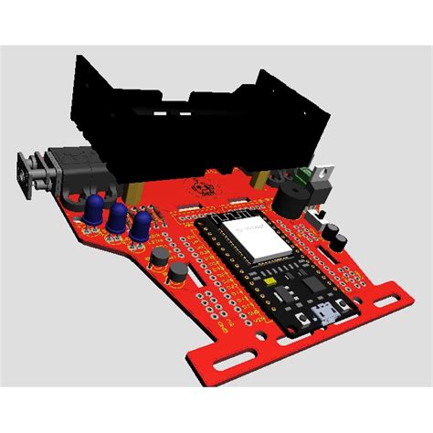 ESP Iot Smart Car And Shield Board PCB With Components Shopee Malaysia