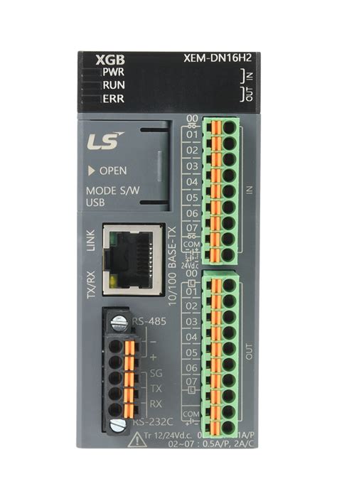 Ls Electric Xgb Plc 8 Pt In 8 Pt Out Ethernet Serial And Usb B