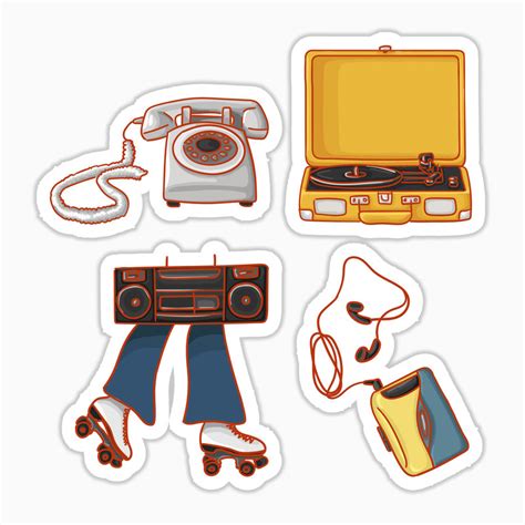 قیمت و خرید استیکر لپ تاپ و موبایل بووم طرح موود قدیمی کد Ma10 مجموعه 4