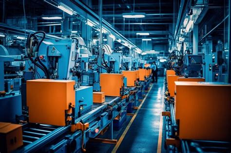 Smart Factory Assembly Line Premium Ai Generated Image