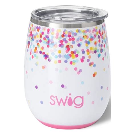 Swig Life 14oz Thermal Insulated Stainless Steel Wine Tumbler With