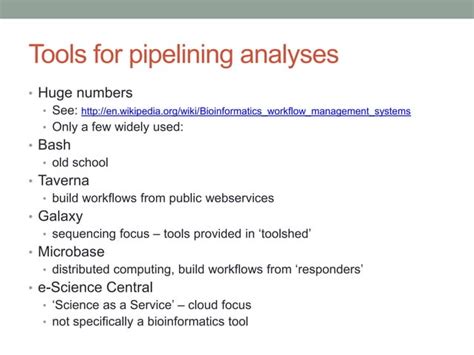 Reproducibility The Myths And Truths Of Pipeline Bioinformatics Pptx