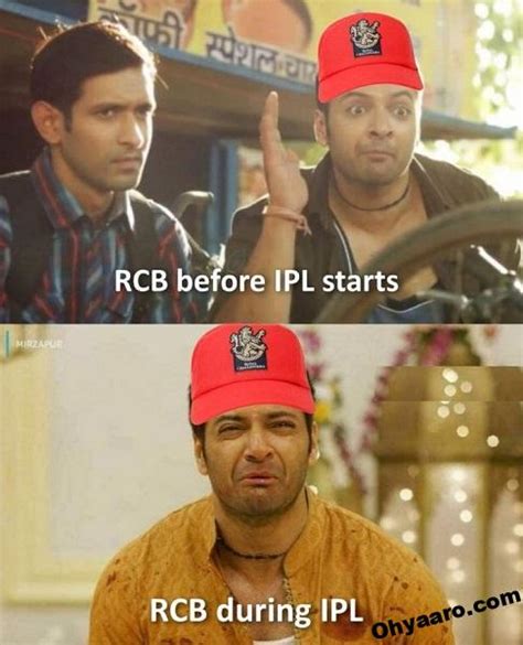 Rcb Players Funny Memes Images Oh Yaaro