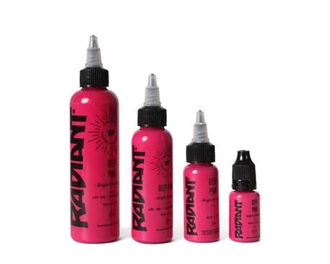 Deep Pink Radiant Colors Ink Tattoo Inks Worldwide Tattoo Supply