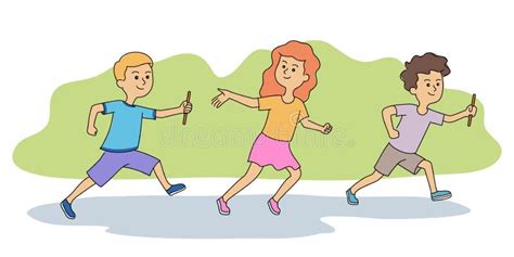 Race Relay Stock Illustrations 636 Race Relay Stock Illustrations