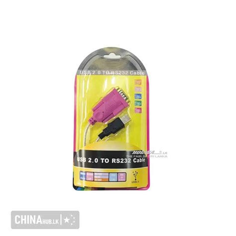 Usb 2 0 To Rs 232 Cable Chinahub Lk