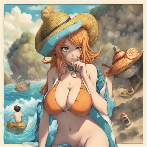 Naked Beautiful Nami One Piece By Gapelove On Deviantart