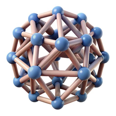 Dramatic Creative Complex Network Structure Interconnected Nodes And
