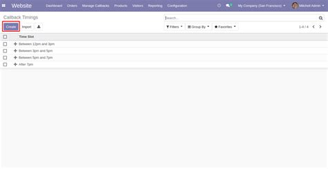 Odoo Website Request For Callback Odoo Callback Request Form