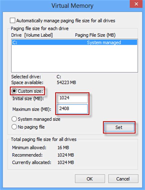 How To Set Virtual Memory In Windows