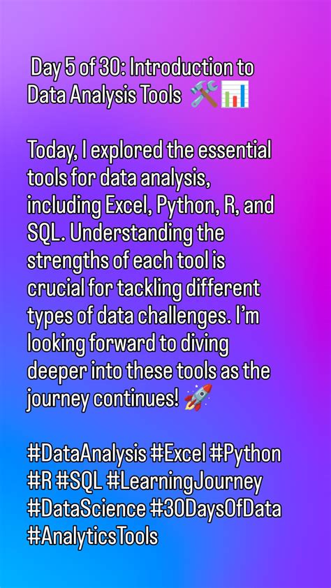 Day 5 Of 30 Tools Of The Trade 🛠️📊 Rohan Hiwrale Posted On The Topic Linkedin