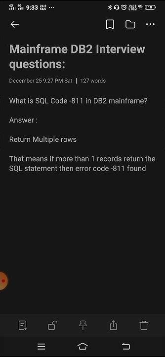 Shorts Db2 Mainframe Interview Questions Sql Code 811 Youtube