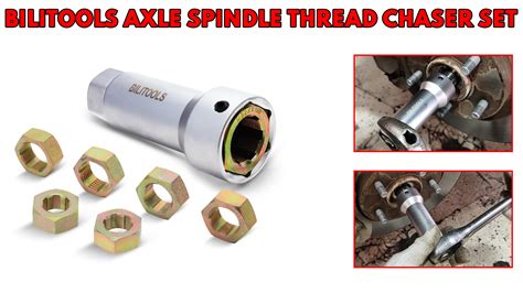 Bilitools 9 Piece Axle Spindle Thread Chaser Set