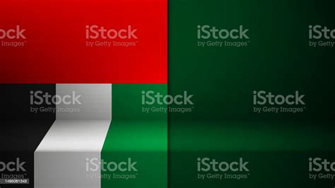 Eps10 아랍 에미리트 국기 색상과 벡터 애국 배경 0명에 대한 스톡 벡터 아트 및 기타 이미지 0명 3차원 형태 개념 Istock