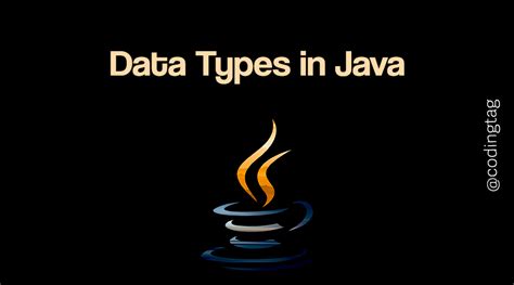 Data Types In Java