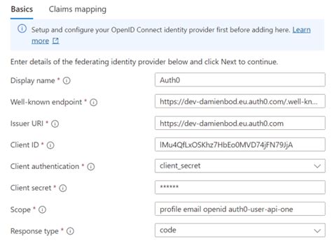 Using Entra External Id With An Auth0 Openid Connect Identity Provider
