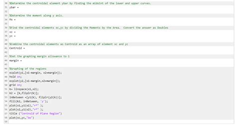 Solved Centroid Of An Area Line And Parabola My Solutions