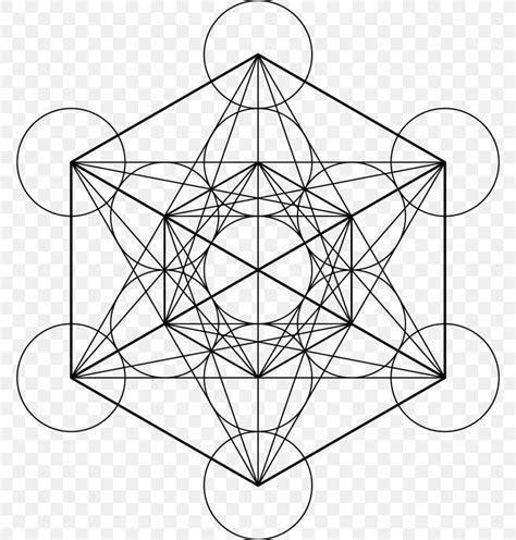 Metatron S Cube Sacred Geometry Overlapping Circles Grid PNG X Px Metatron Area Art