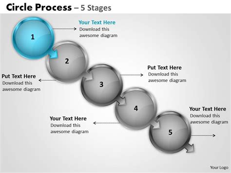 Linear Flow Step 84 PowerPoint Slides Diagrams Themes For PPT Presentations Graphic Ideas