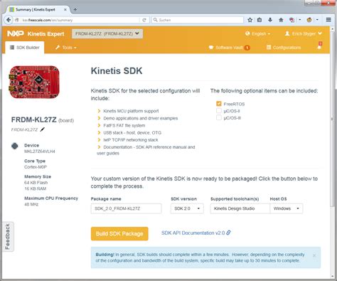 Tutorial Blinky With The Frdm Kl27z And Kinetis Sdk V2 Mcu On Eclipse