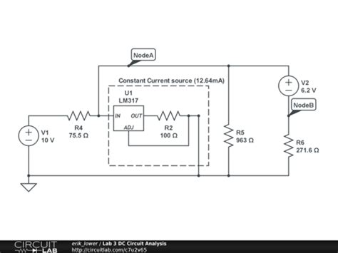 Lab DC Circuit Analysis CircuitLab