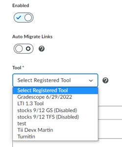 Configuring Feedback Studio In D2L LTI 1 3 Turnitin Guides