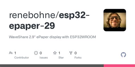 GitHub Renebohne Esp Epaper WaveShare EPaper Display With ESP WROOM