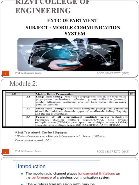 Module 2 Mobile Radio Propagation Pdf Bandwidth Signal Processing Computer Engineering