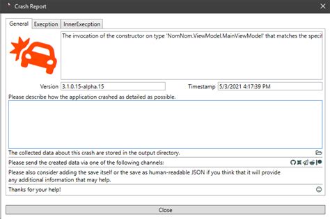 Bug Crash On Startup Issue Zencq NomNom GitHub