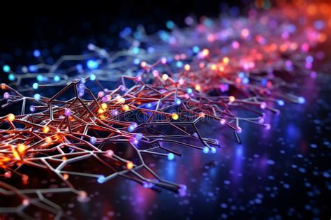 Futuristic Depiction Of Artificial Intelligence And Neural Networks