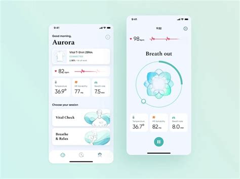 Ui分享 8组健康检测app设计，高级感满满