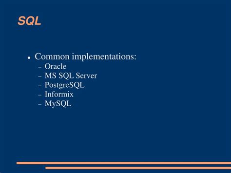 Ppt Mysql Powerpoint Presentation Free Download Id1436873