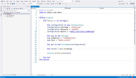 Sms Nuget Library For Visual Basic Vb