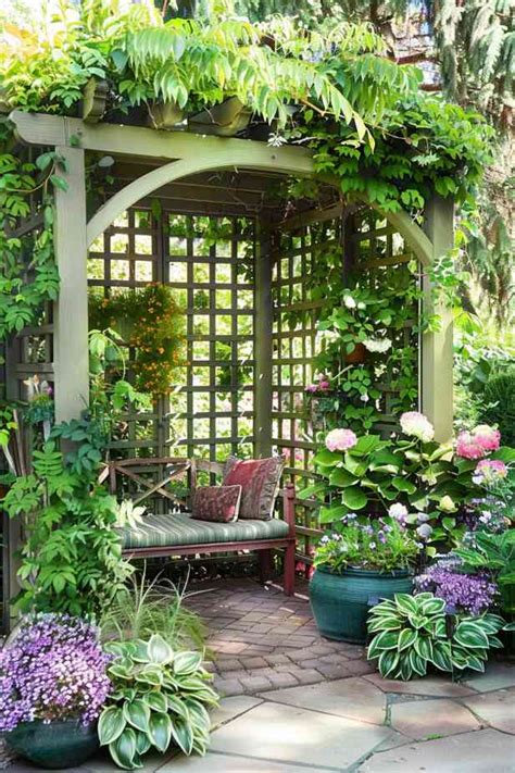 Backyard Garden Trellis Designs