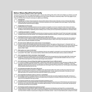 Shame And Guilt Therapy Worksheet Happiertherapy Worksheets Library