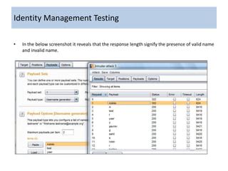 Owasp Security Testing Methodlogies Part PPTX Information And Network Security Computing