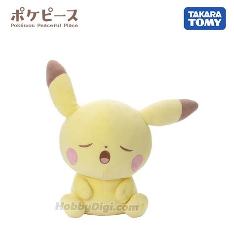Takara Tomy 寵物小精靈 Peaceful Place Plush Pokepeace Basic 比卡超睡覺中