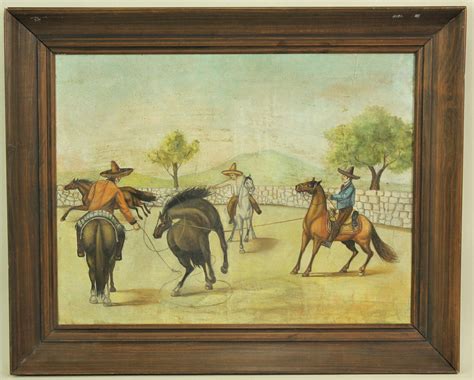 Old Vaquero Painting Auction