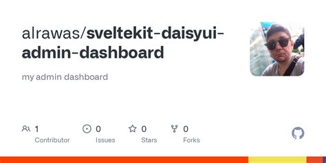 Github Alrawas Sveltekit Daisyui Admin Dashboard My Admin Dashboard