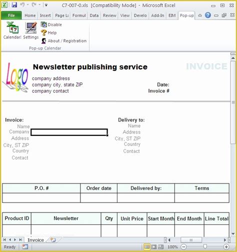 Free Excel Invoice Template Mac Of Invoice Template Mac Free Review Heritagechristiancollege