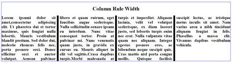 Working With Multiple Columns In Css