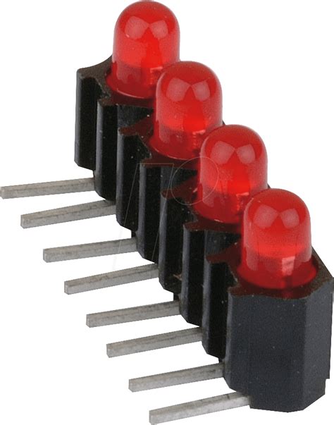 Men Rtz 3400r 4 Way Led Array Red Ø 3 Mm Horizontal At Reichelt