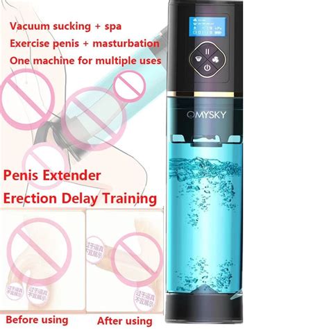 Electric Penis Enlarge Vacuum Pump Male Mastroller Cup Extender