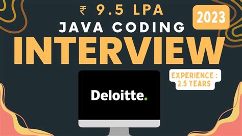 Deloitte Coding Interview Java Interview Question For Software Engineers In 2023 Ctc 95