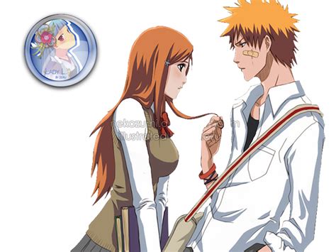 Bleach Manga Ichigo And Orihime Bleach Anime