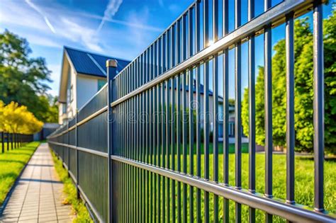 Durable And Portable Steel Barrier Fence System Temporary Security