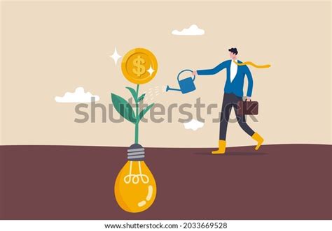 Monetize Idea Make Profit Creativity Innovation Stock Vector Royalty