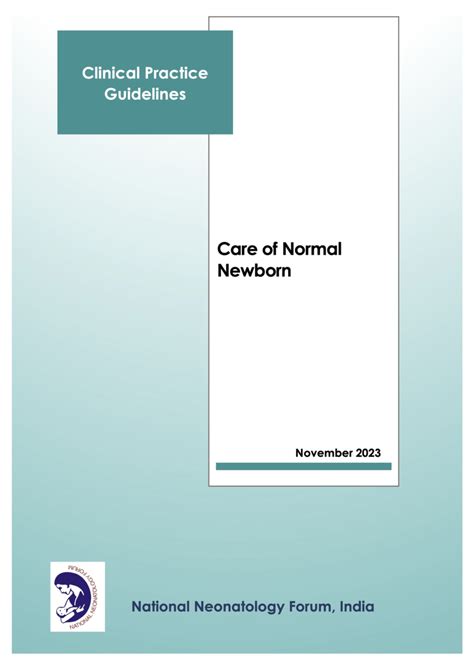 Pdf Care Of Normal Newborn Clinical Practice Guidelines 2023