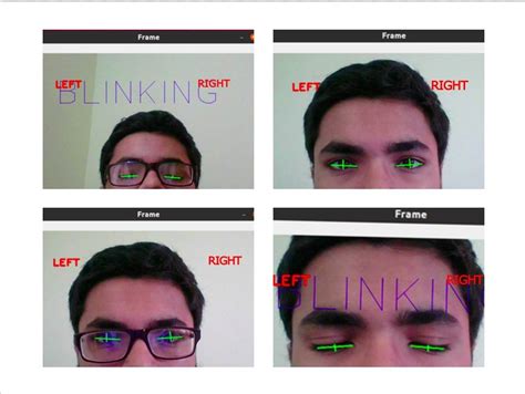 Eye Blink Detection With Glasses And No Glasses Download Scientific Diagram